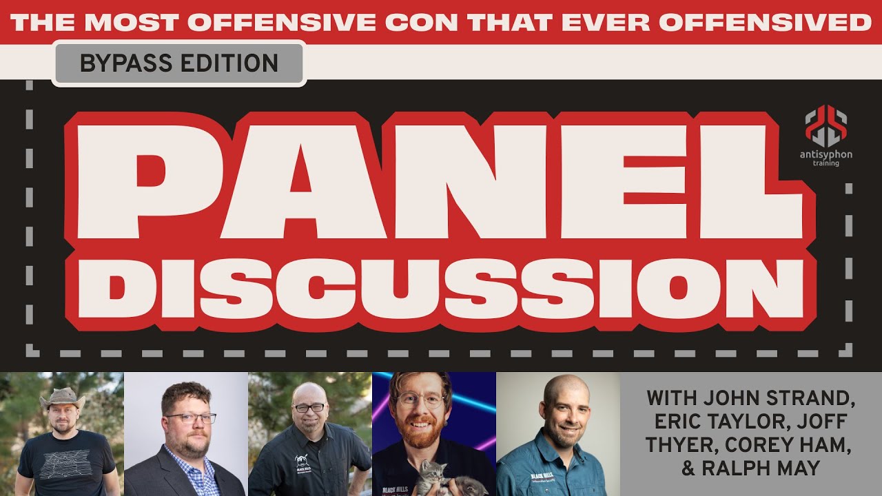 Offensive Con 2024 Panel Discussion - Antisyphon Training